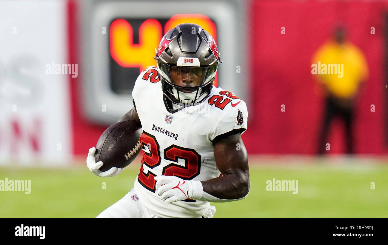 Tampa Bay Buccaneers running back Chase Edmonds runs with the ball ...
