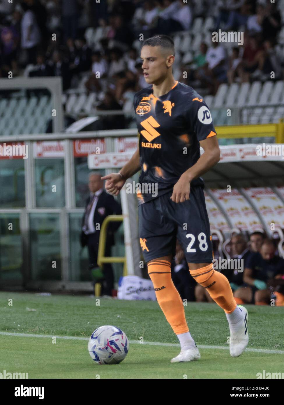 Turin, Italy. 14th Aug, 2023. Samuele Ricci (Torino FC) during Torino ...