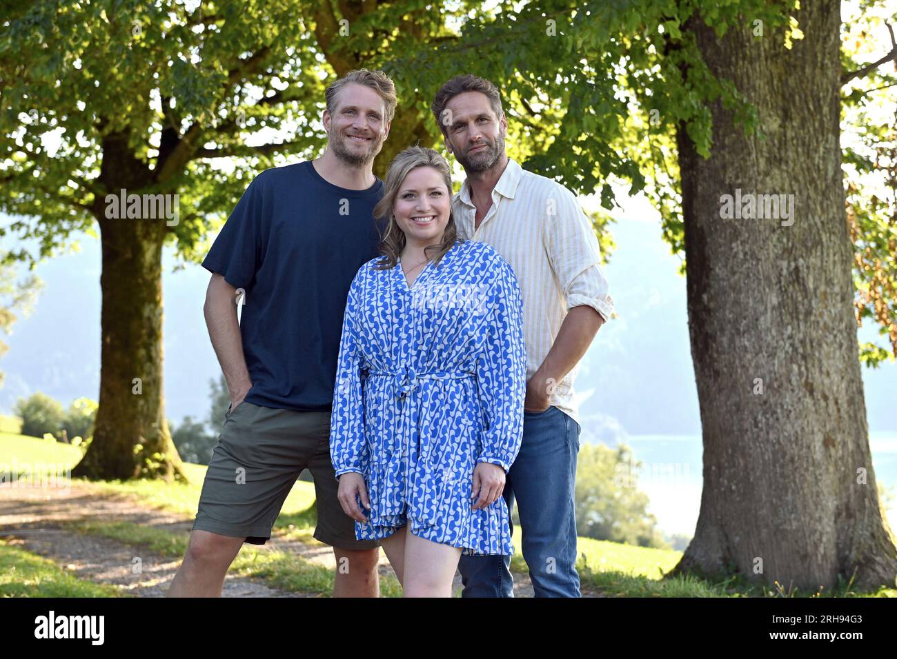 Schliersee, Deutschland. 14th Aug, 2023. From left: Alexander KOLL ...