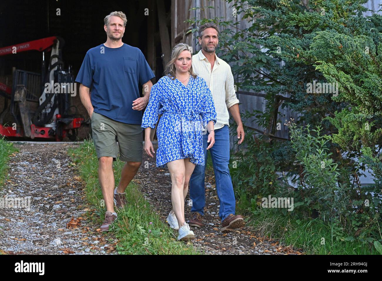 Schliersee, Deutschland. 14th Aug, 2023. From left: Alexander KOLL ...