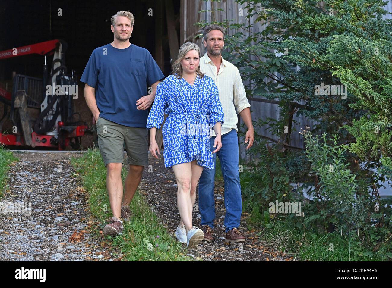 Schliersee, Deutschland. 14th Aug, 2023. From left: Alexander KOLL ...