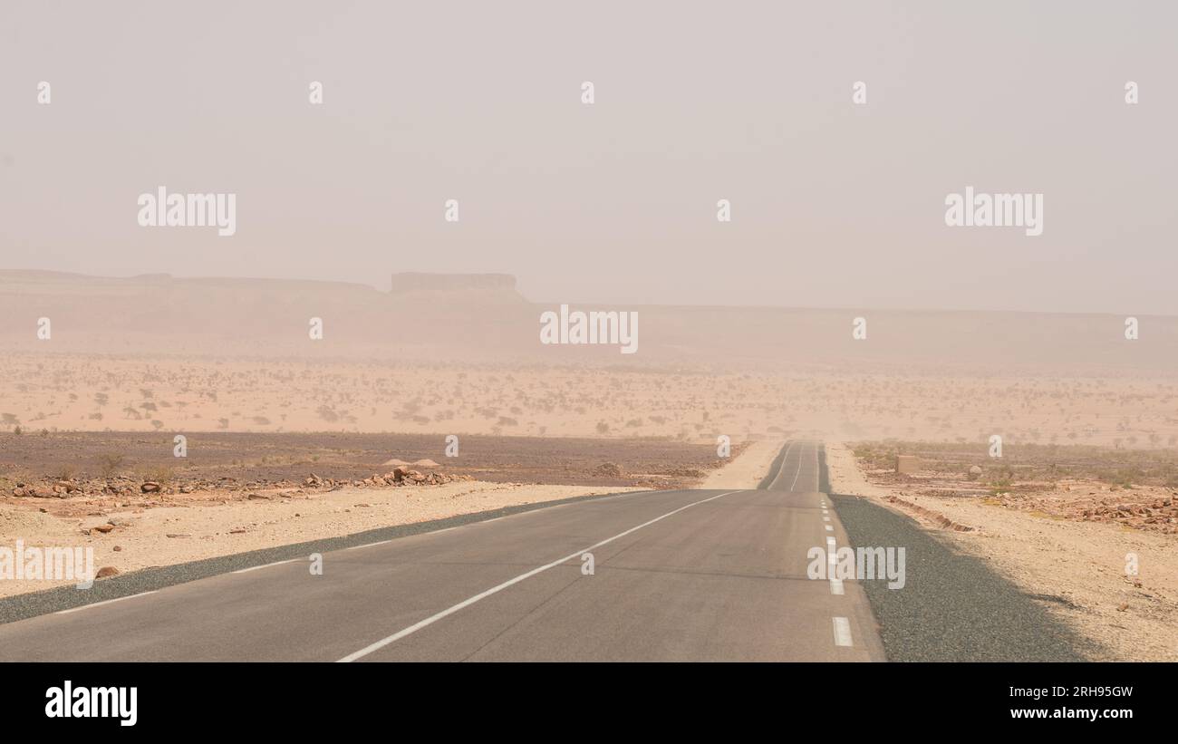 Desert Landscape of Africa, A Land Full Of Sand Stock Photo - Alamy