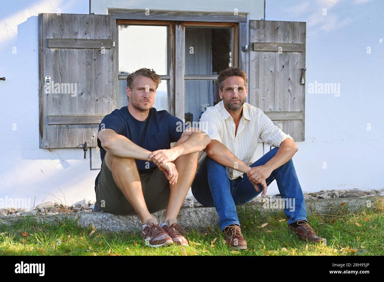 Schliersee, Deutschland. 14th Aug, 2023. From left: Alexander KOLL ...