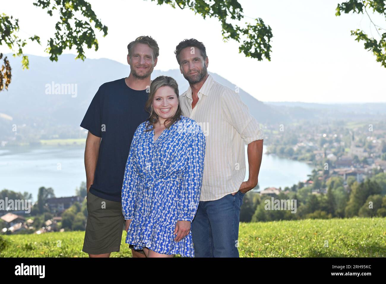 Schliersee, Deutschland. 14th Aug, 2023. From left: Alexander KOLL ...