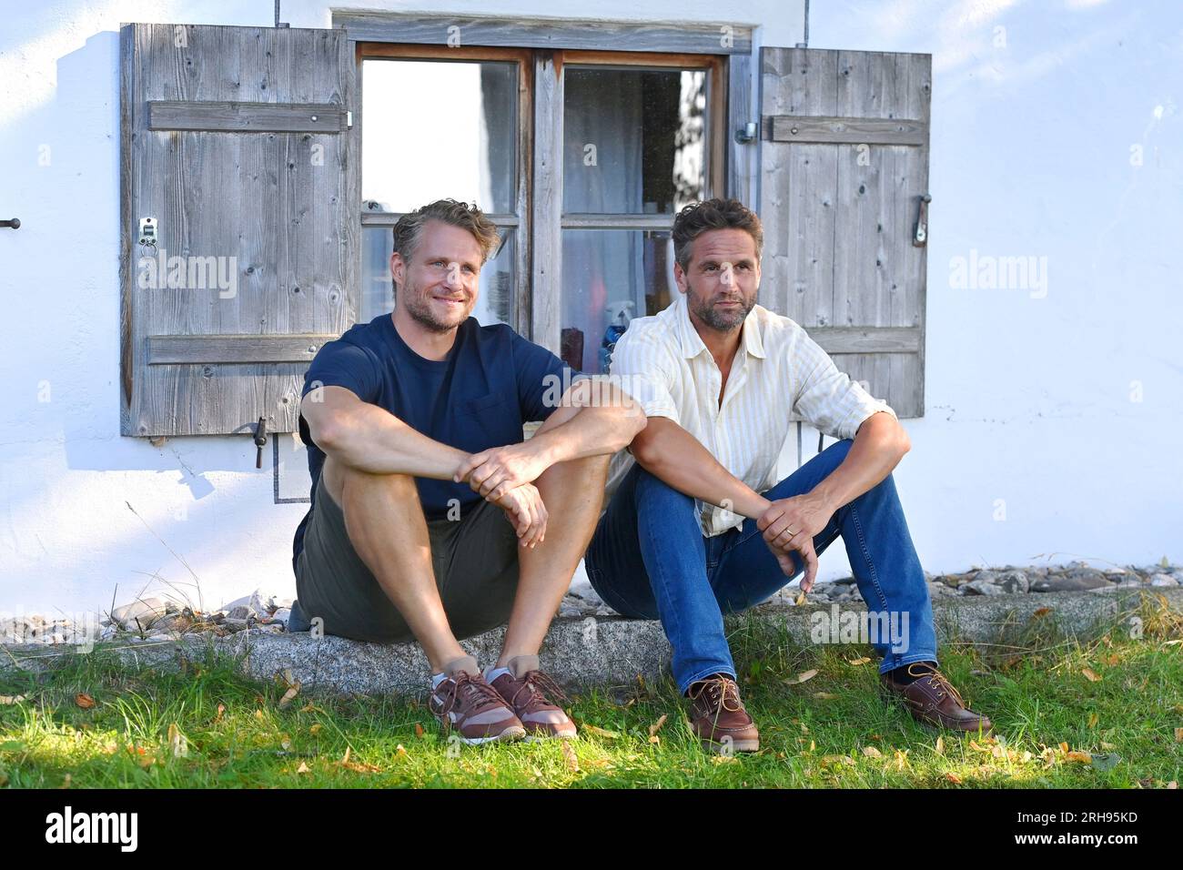 Schliersee, Deutschland. 14th Aug, 2023. From left: Alexander KOLL ...