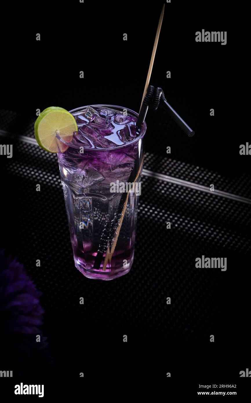 Purple People Eater, a candy cocktail Stock Photo - Alamy