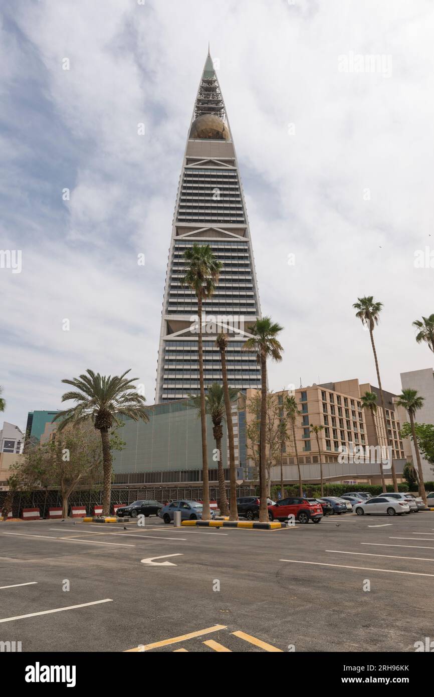 The Al Faisaliyah Tower, a commercial skyscraper and mixed-use complex ...