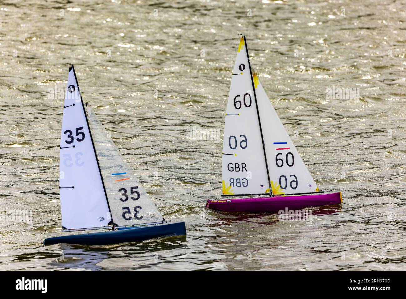 IOM yacht racing Stock Photo - Alamy