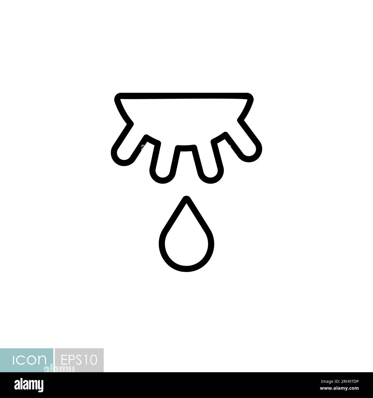 Cow udder and drop of milk vector icon. Milking the budget. Dairy ...