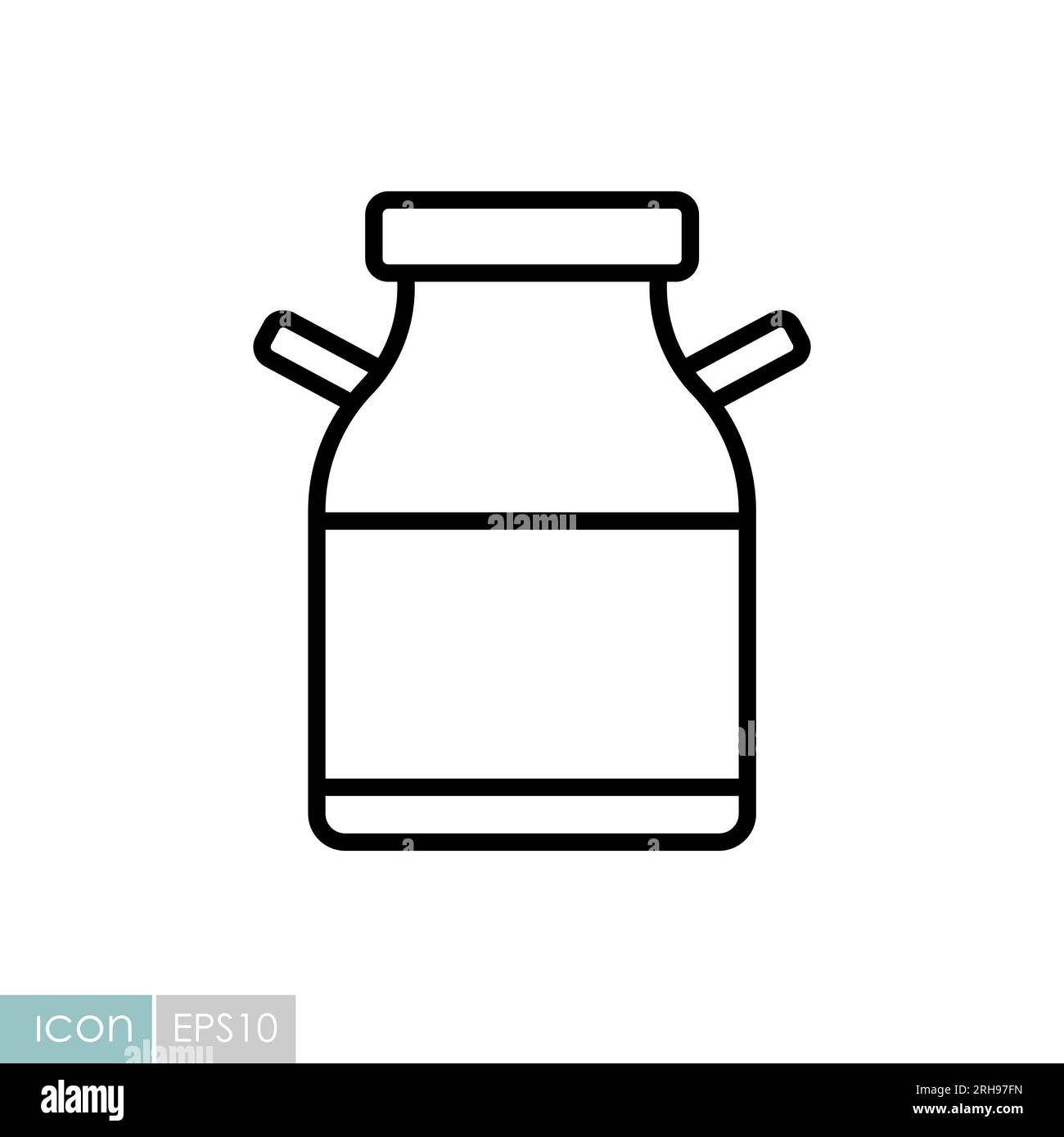 Milk barrel vector icon. Dairy product sign. Graph symbol for cooking ...