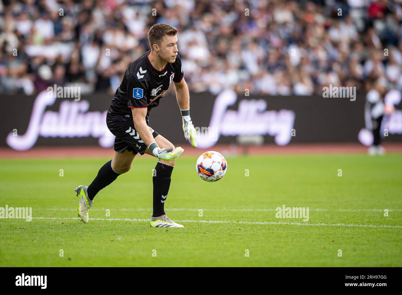 Aarhus, Denmark. 13th, August 2023. Goalkeeper Bailey Peacock-Farrell ...