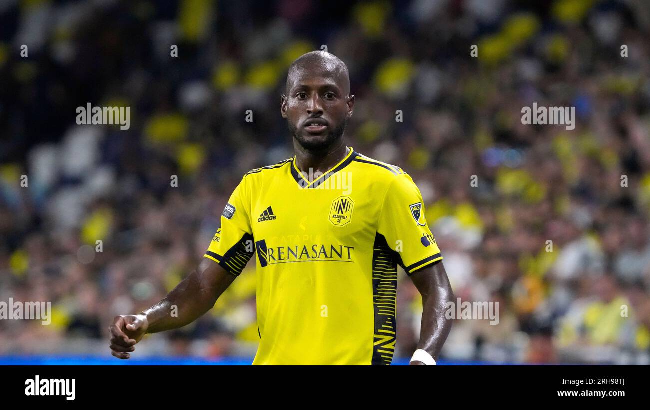 Nashville SC midfielder Fafà Picault plays against Minnesota United ...