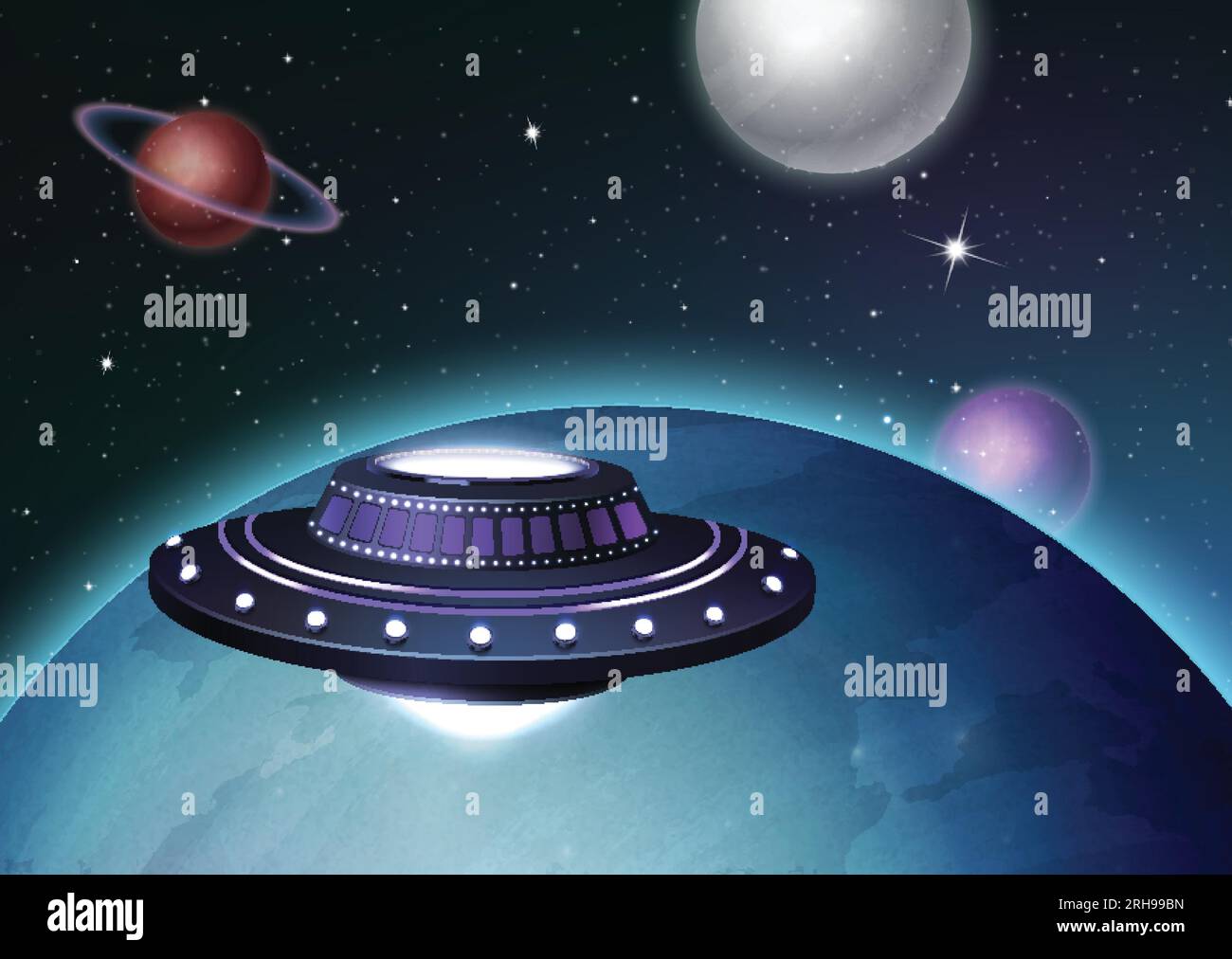 Realistic Alien Spaceship