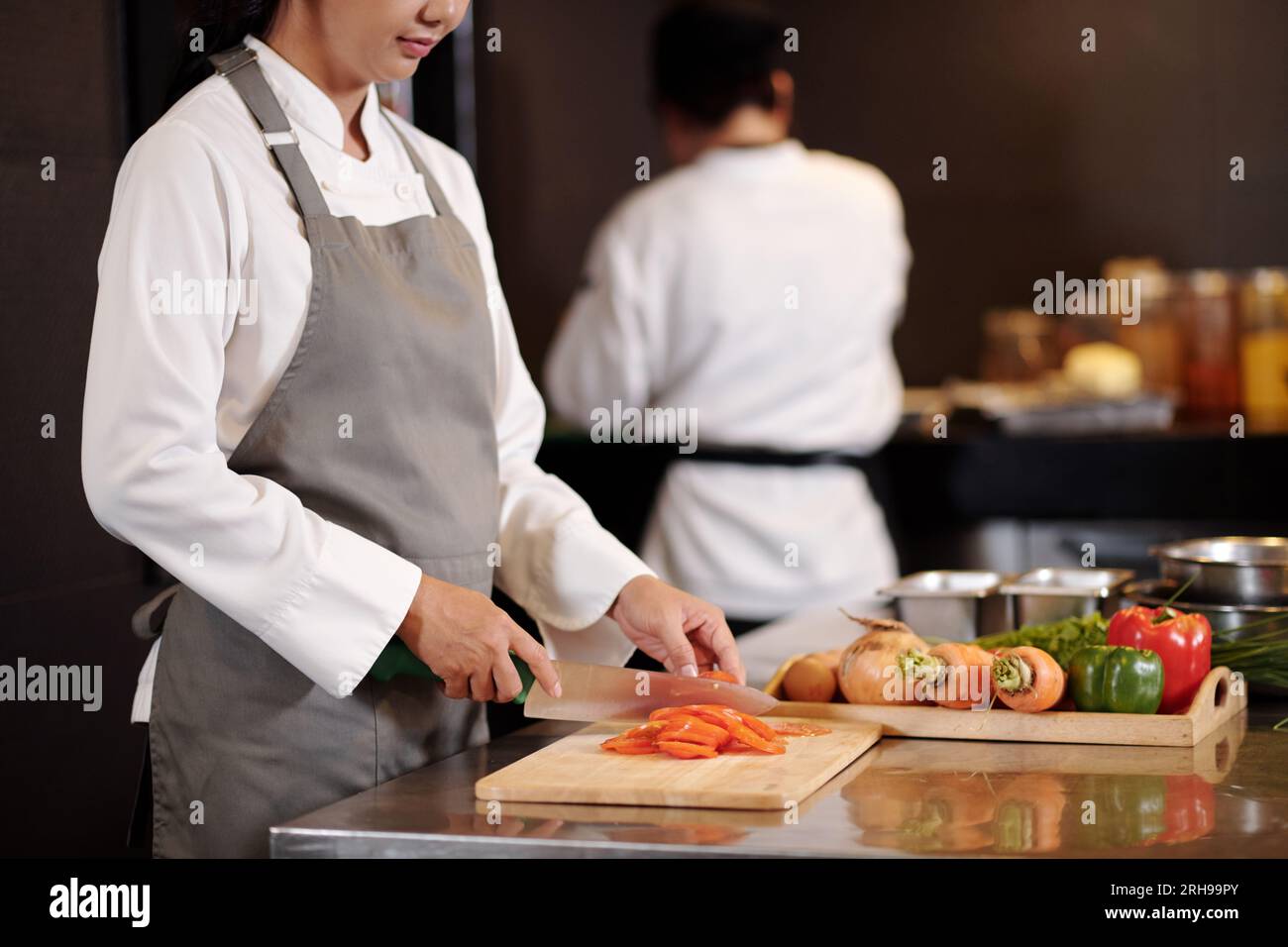 Female chef in hotel hi-res stock photography and images - Alamy
