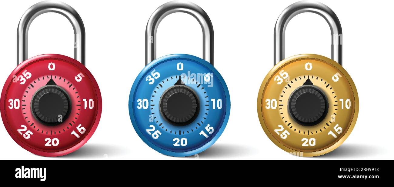 Wheel lock mechanism Stock Vector Images - Alamy