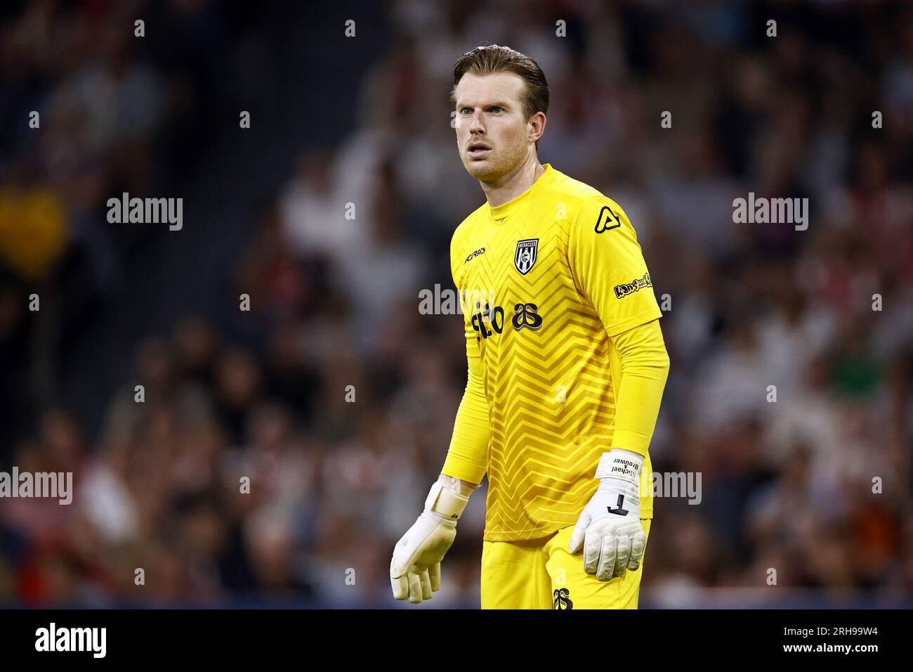 AMSTERDAM - Heracles Almelo goalkeeper Michael Brouwer during the Dutch ...