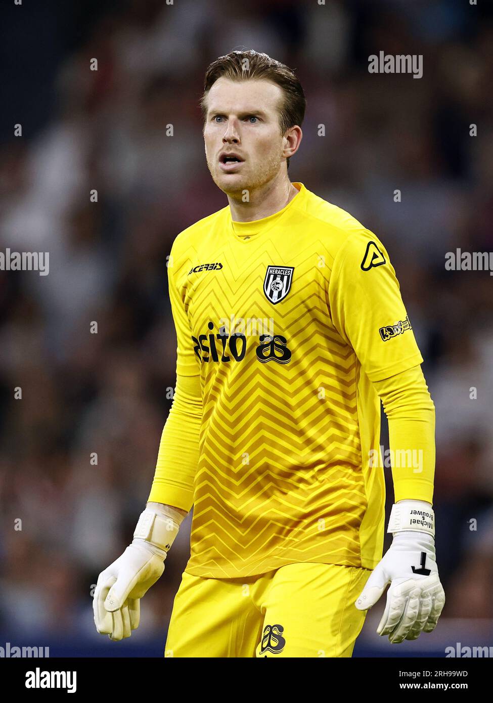 Heracles almelo goalkeeper michael brouwer hi-res stock photography and ...