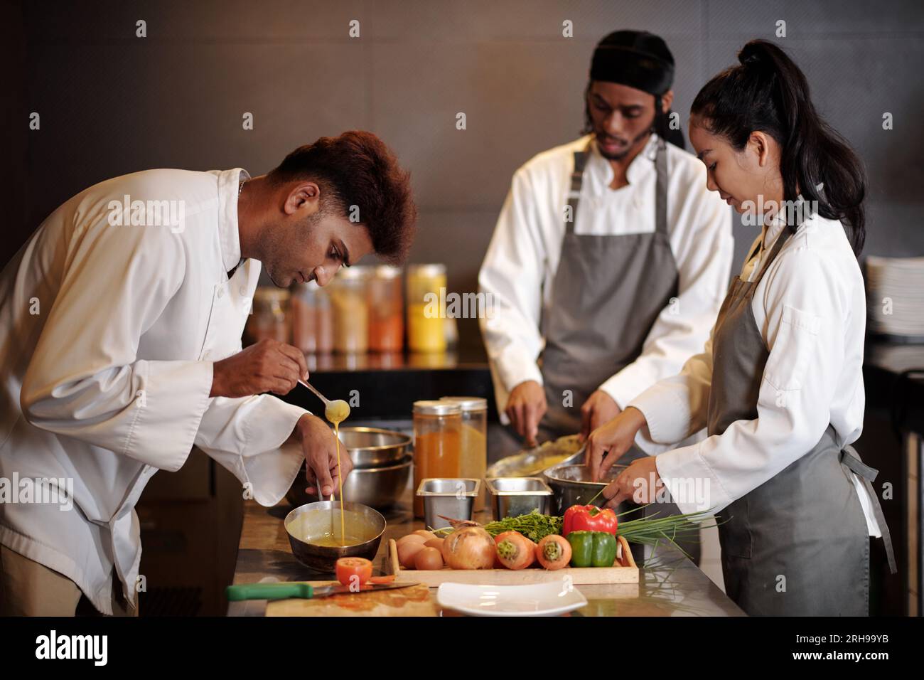 Fancy apron hi-res stock photography and images - Alamy