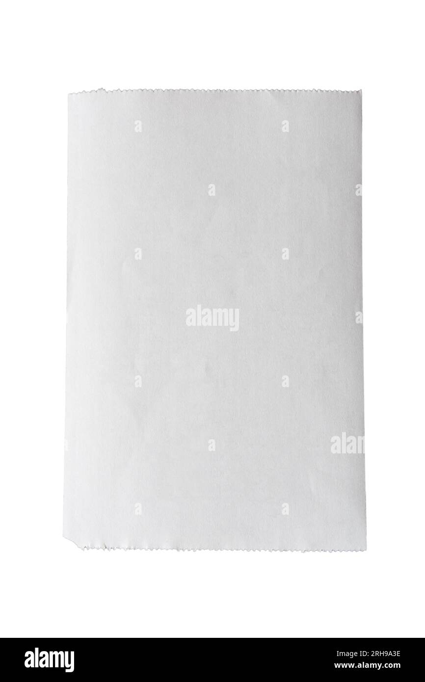 white receipt paper on white background with clipping path Stock Photo ...