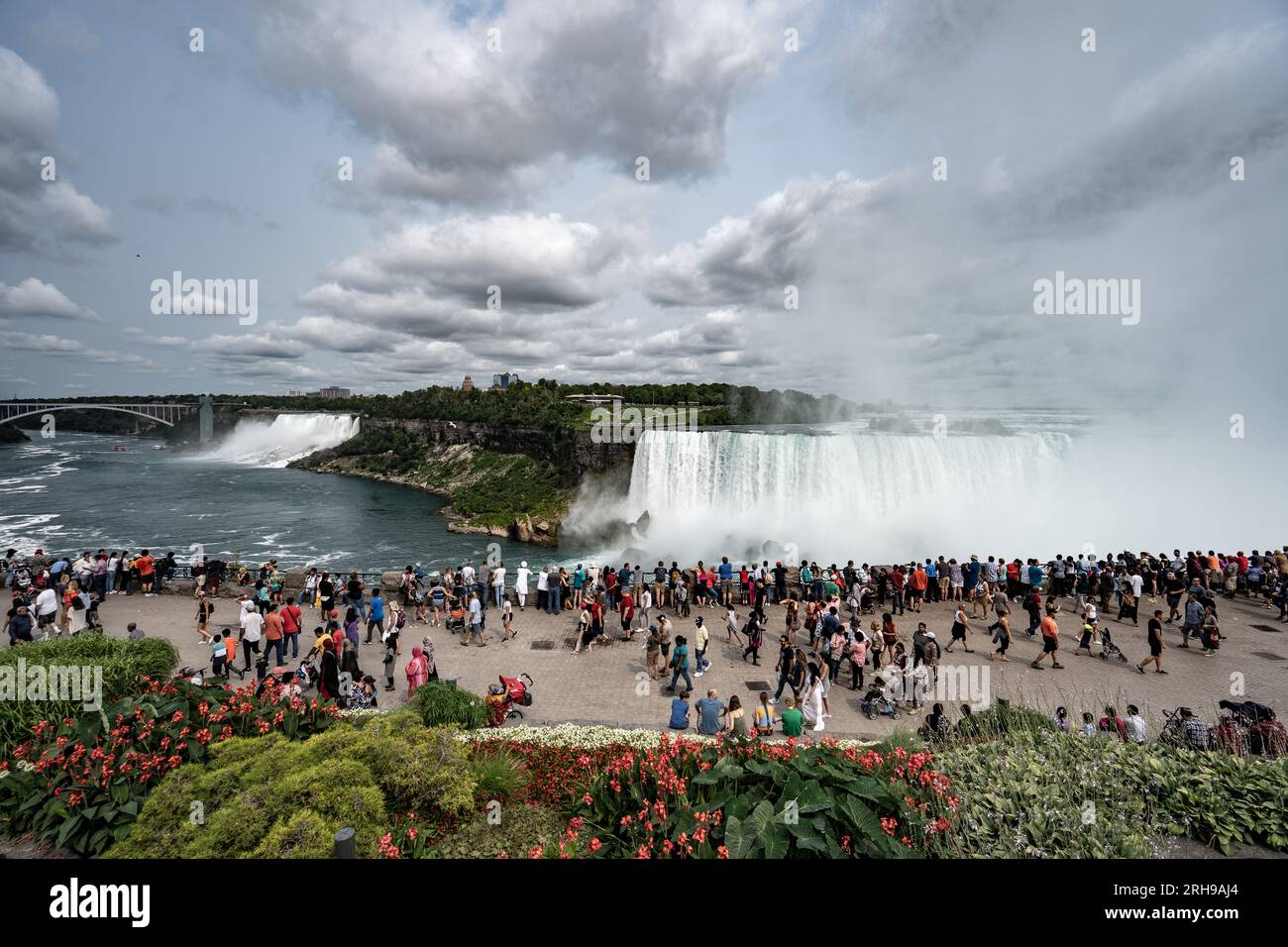 scenes from around Niagra Falls, taken from the Canadian side and ...