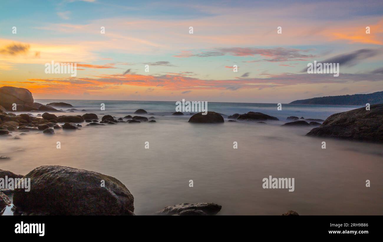 Long exposure picture orange hi-res stock photography and images - Alamy