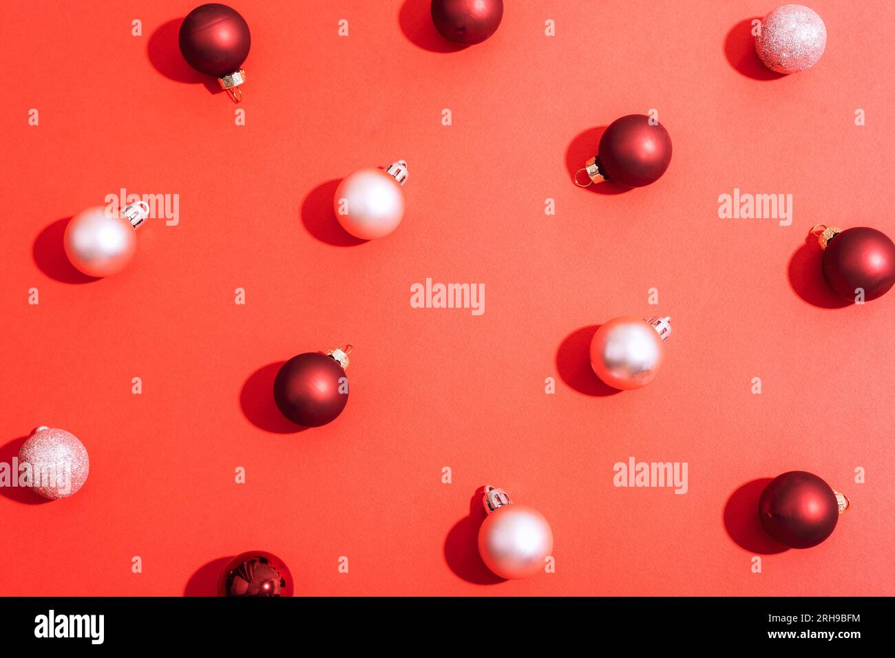 Christmas balls texture on hi-res stock photography and images - Alamy