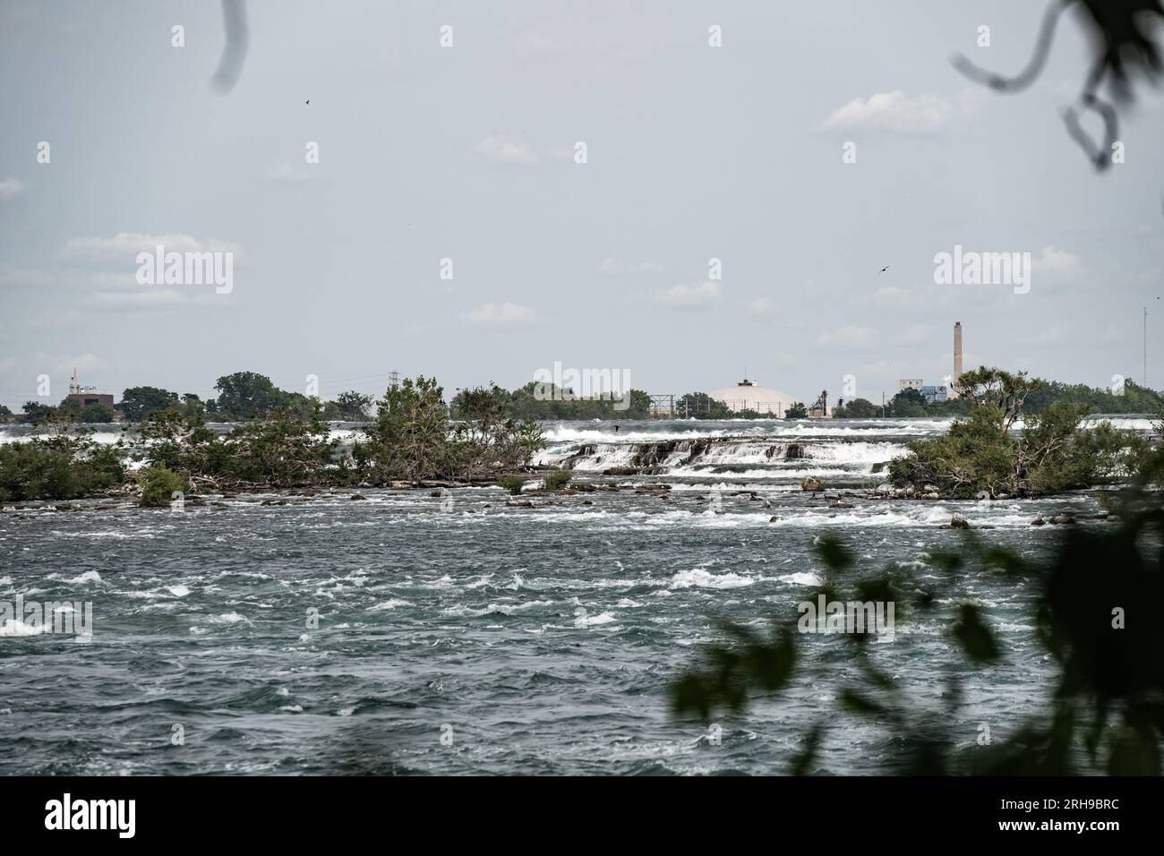 scenes from around Niagra Falls, taken from the Canadian side and ...