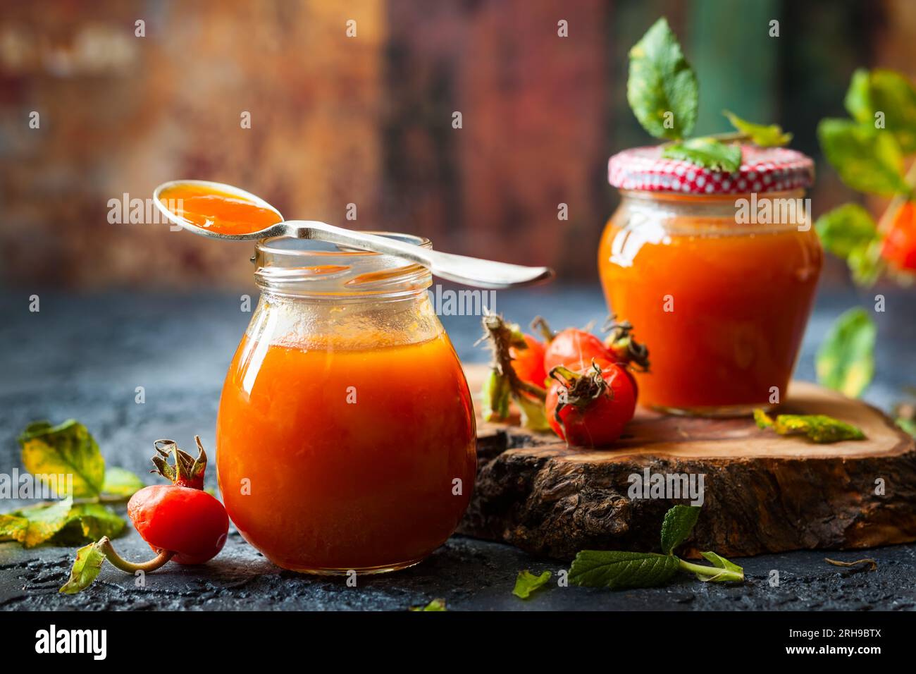 Rose hip jelly berries hi-res stock photography and images - Alamy