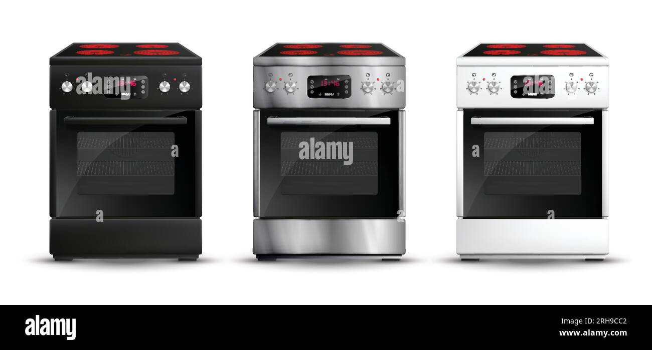 Cooktops vector vectors hi-res stock photography and images - Alamy