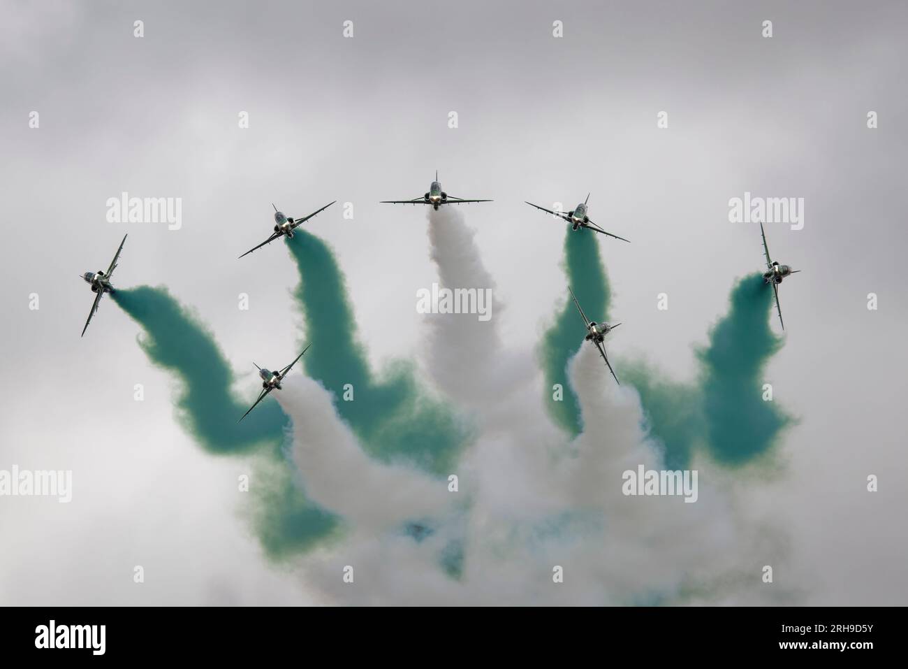 British Aerospace Hawk Mk65 Military Jet Trainers from the Royal Saudi ...