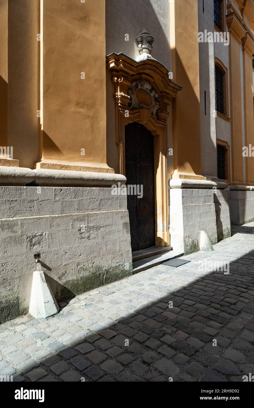 detailed and wide angle images of the melk abbey in melk austria, an ...