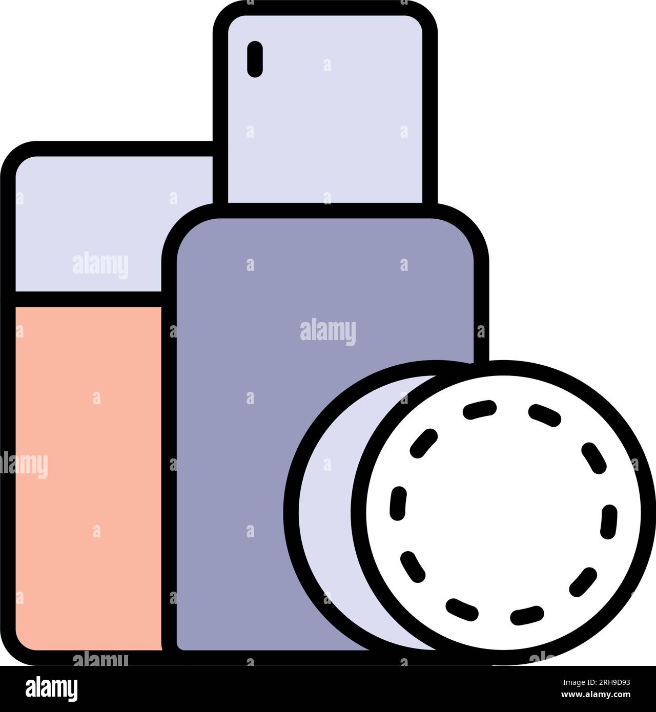 Makeup Remover icon vector image. Can also be used for web apps, mobile ...