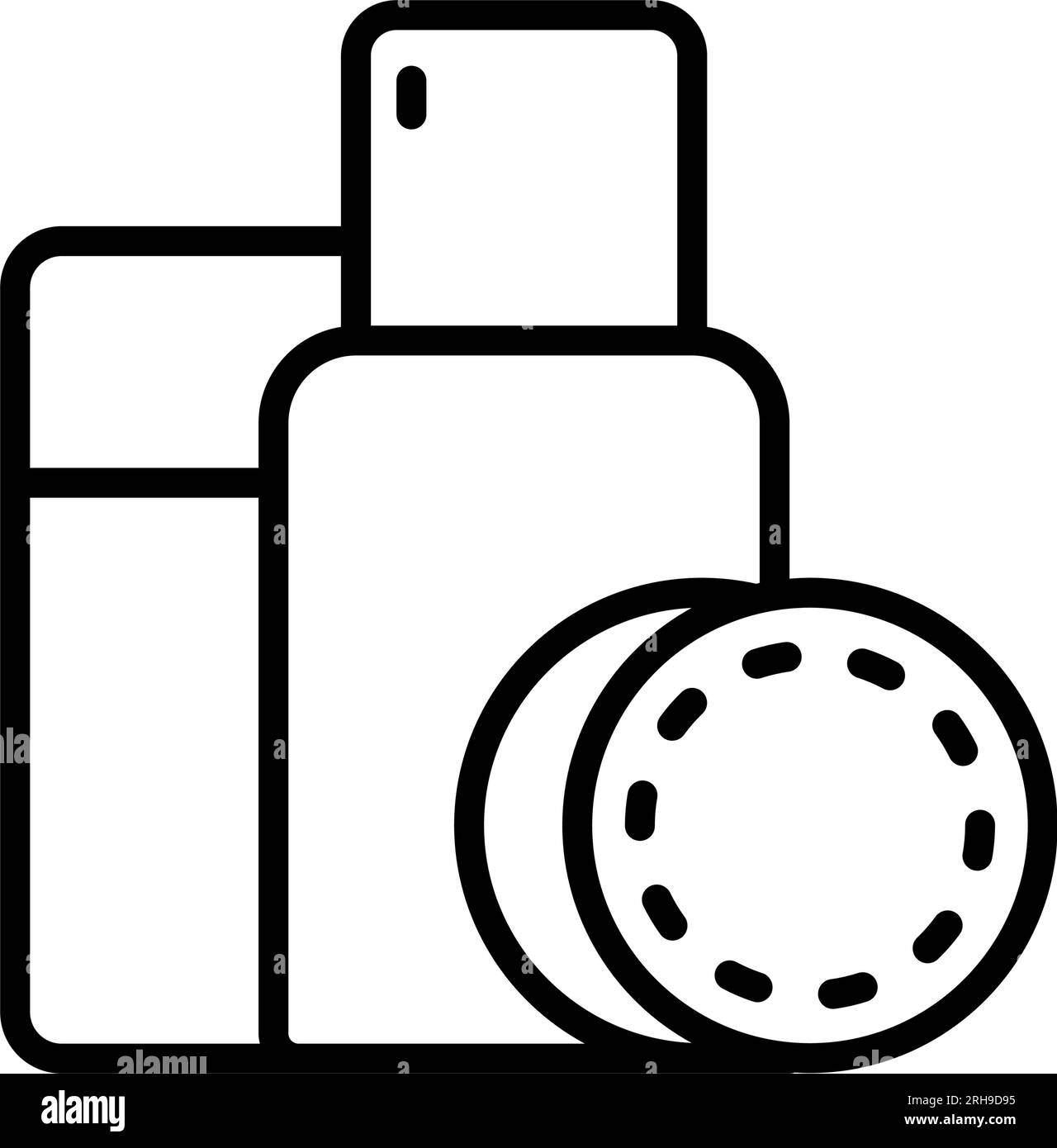 Makeup Remover icon vector image. Can also be used for web apps, mobile ...