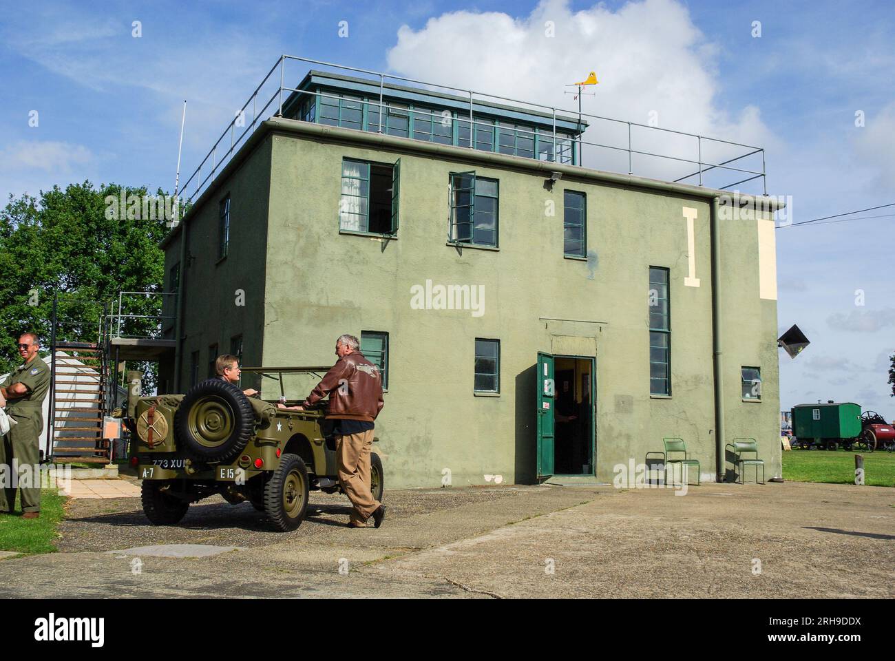 Rougham Control Tower with Aviation Museum, dedicated to the American ...