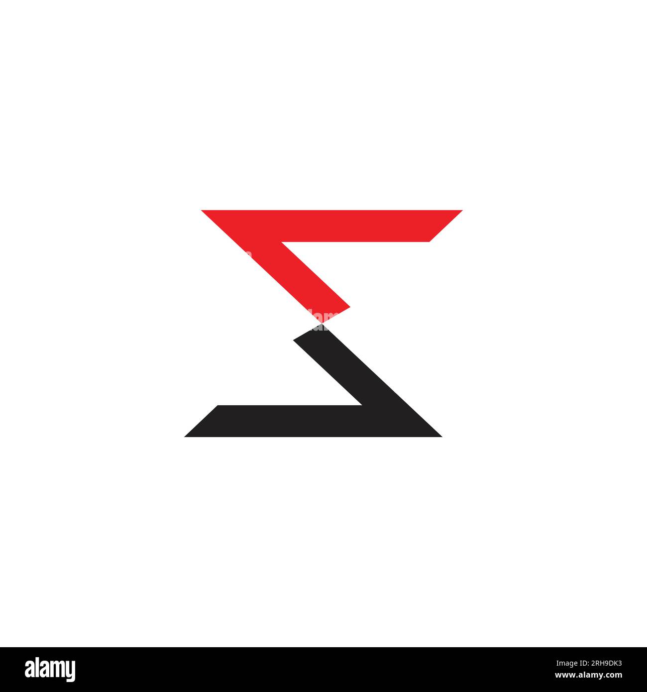 letter s opposite direction exchange arrows logo vector Stock Vector ...