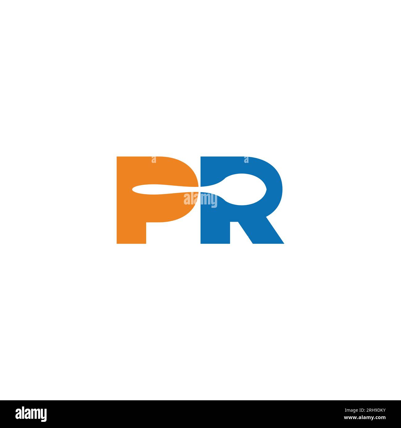 Letter p food logo hi-res stock photography and images - Alamy