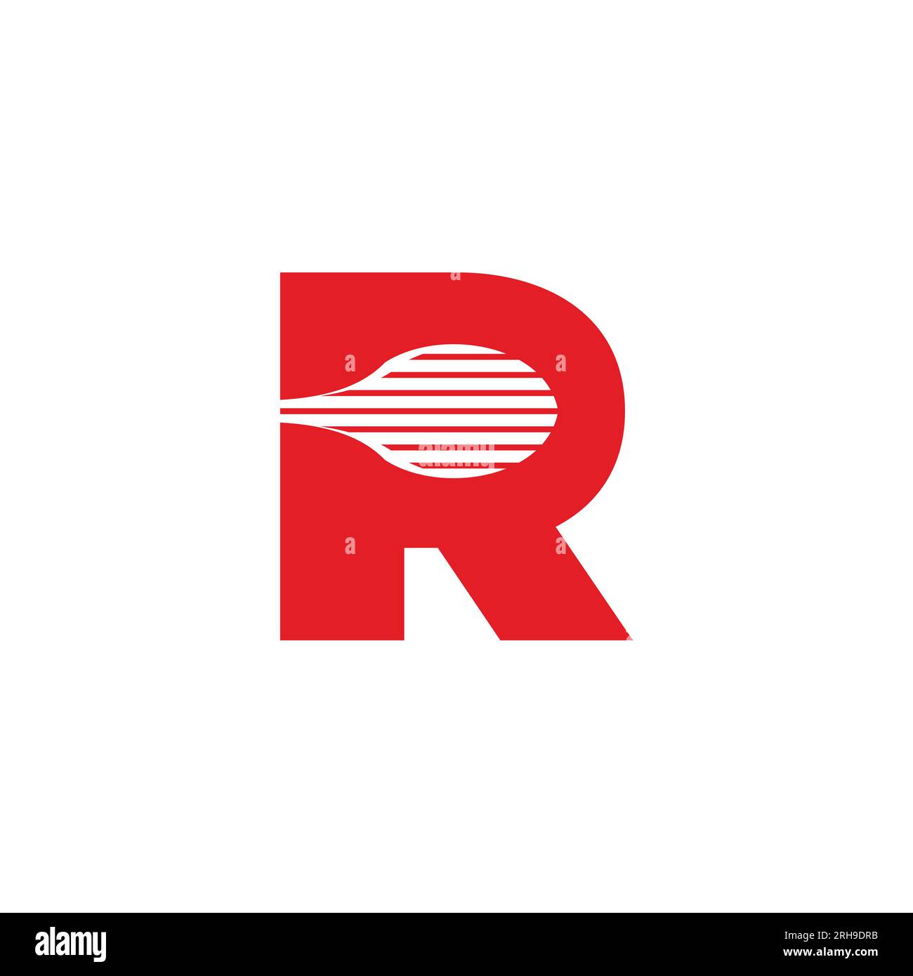 letter r motion rocket symbol logo vector Stock Vector Image & Art - Alamy