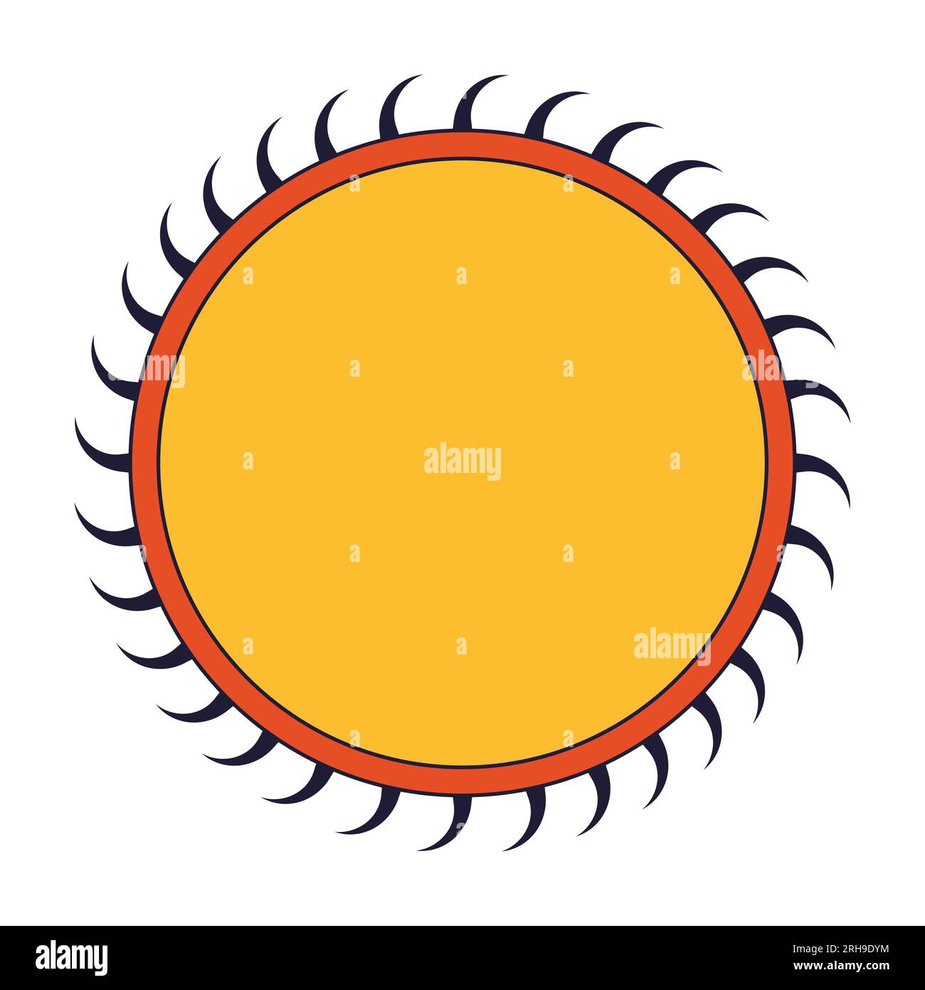 Linework sun hi-res stock photography and images - Alamy