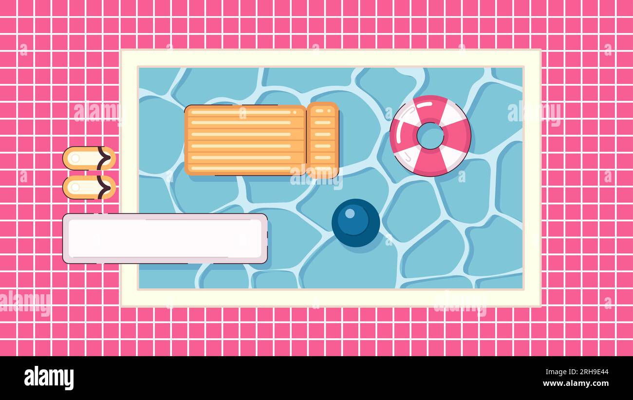 Swimming pool cute kawaii lo fi background Stock Vector Image & Art - Alamy Swimming pool cute kawaii lo fi background Stock Vector Image & Art - Alamy