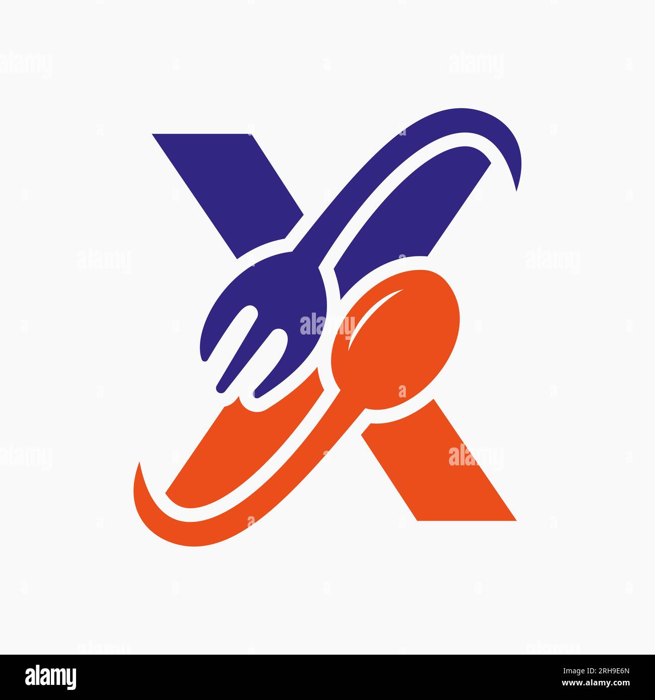 X restaurant logo hi-res stock photography and images - Alamy