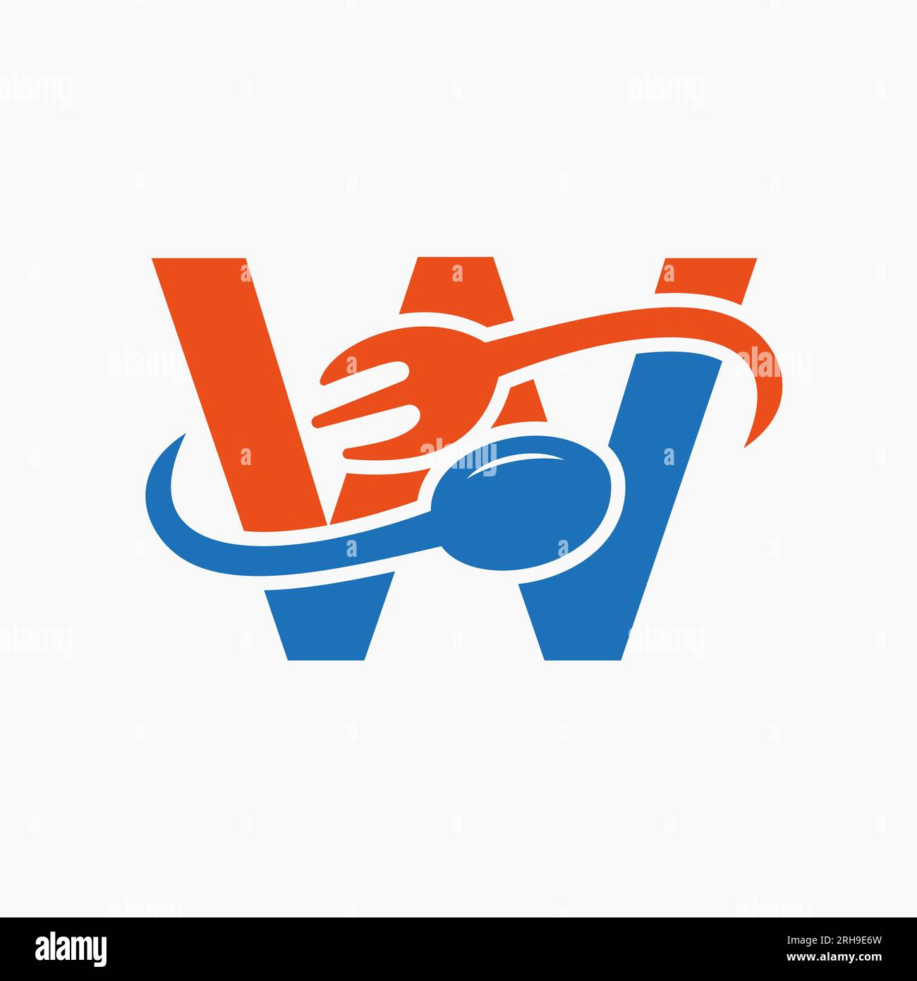 W restaurant logo hi-res stock photography and images - Alamy