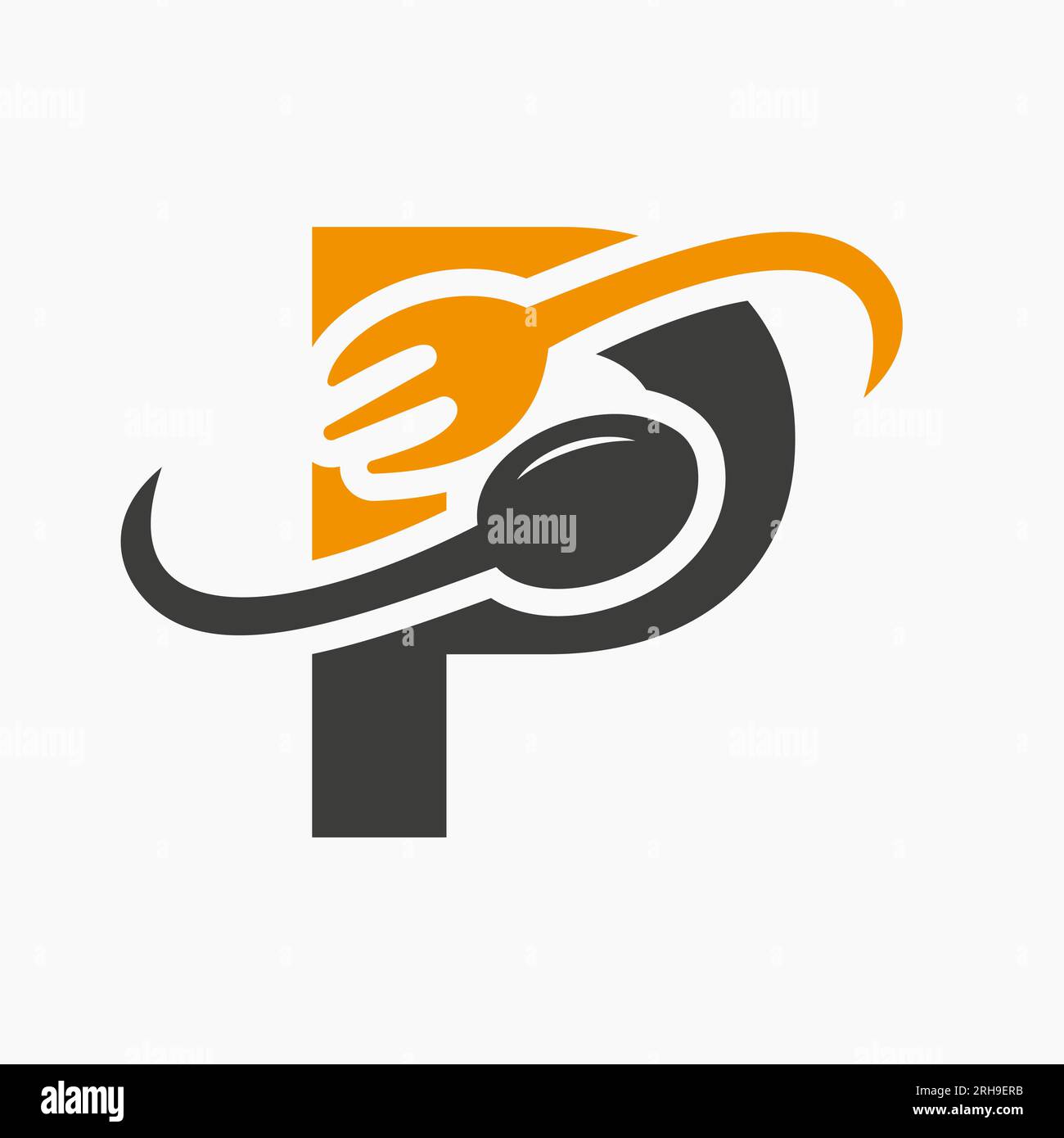 P restaurant logo hi-res stock photography and images - Alamy