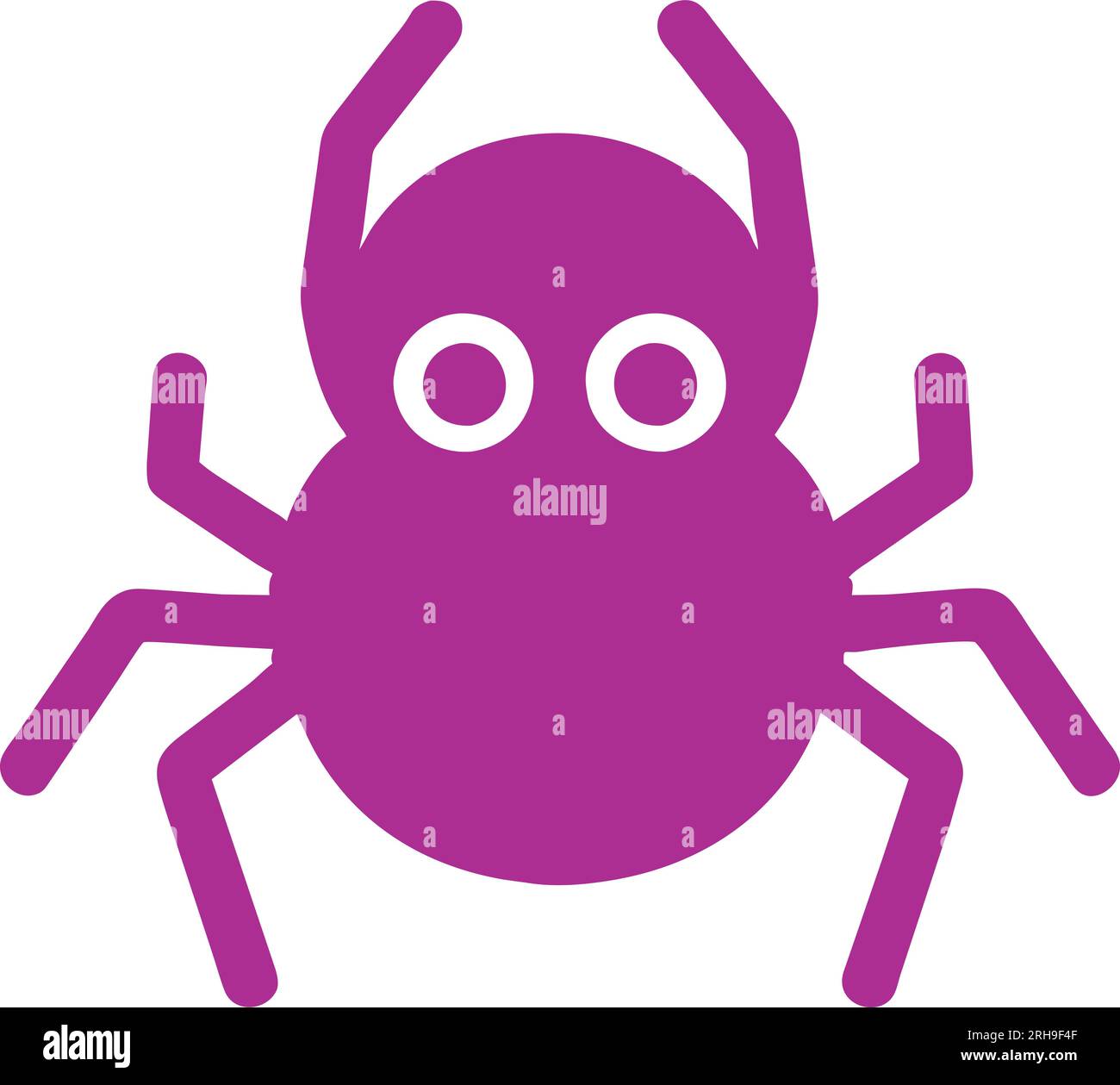 Halloween spider vector clip art icon Stock Vector Image & Art - Alamy