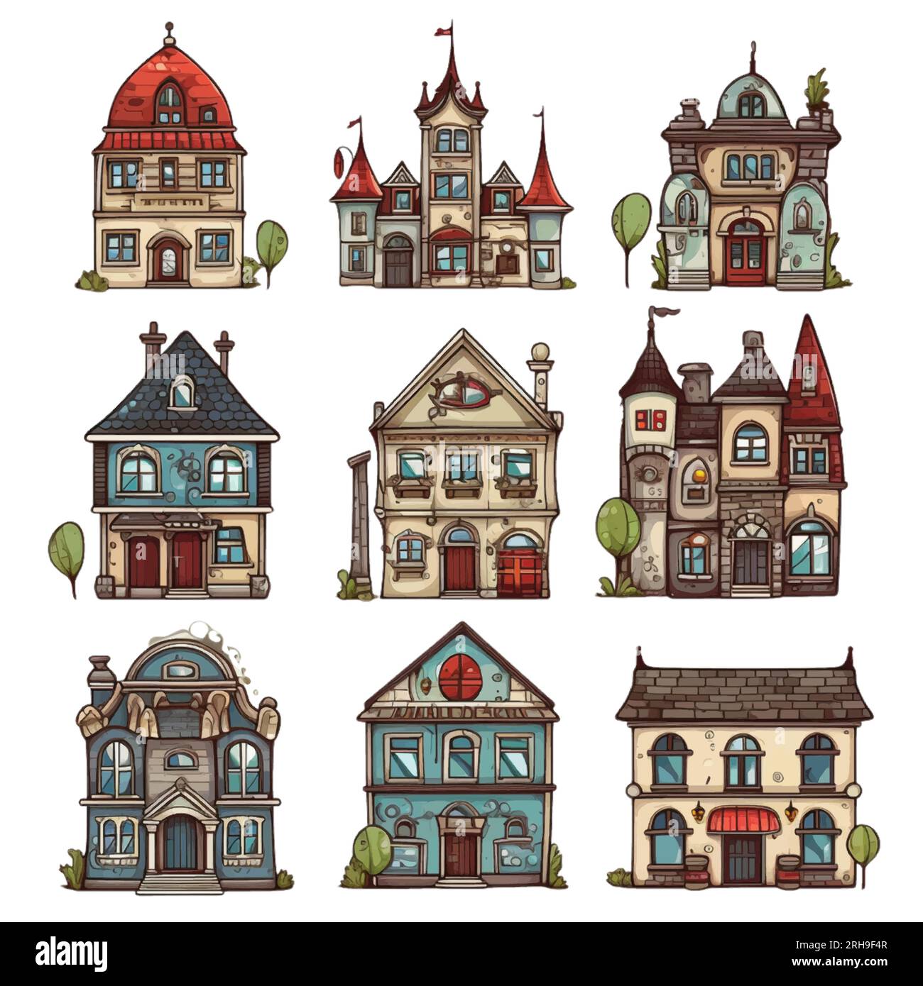 Striking building design Stock Vector Images - Alamy