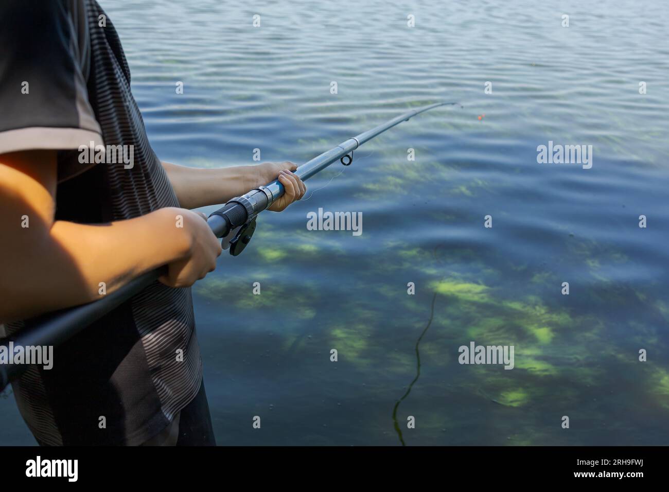 Pole float catch fish hi-res stock photography and images - Alamy