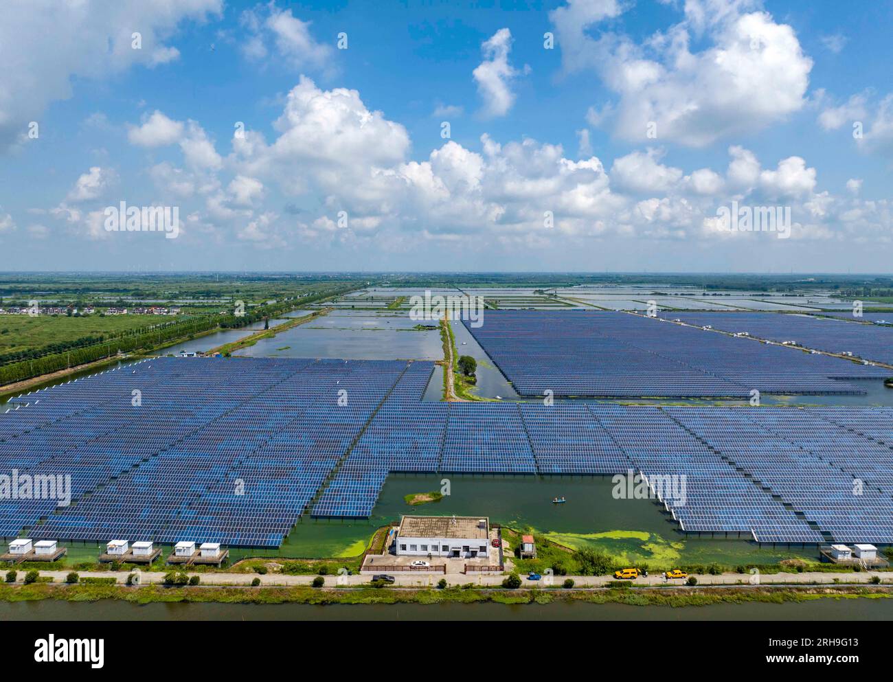 XINGHUA, CHINA - AUGUST 15, 2023 - Electricity volunteers inspect the ...