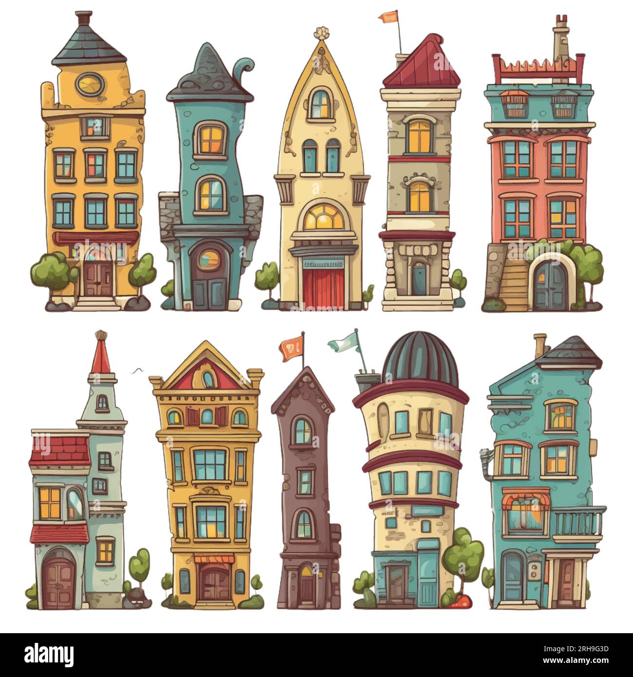 Striking building design Stock Vector Images - Alamy