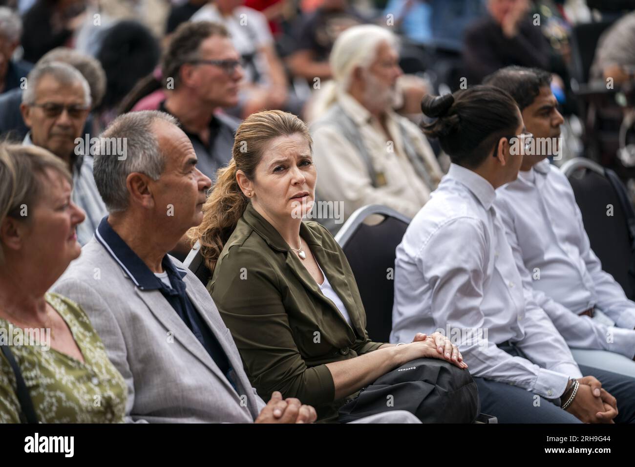 AMSTERDAM - Palmyra Westerling during the Indie commemoration on Dam ...