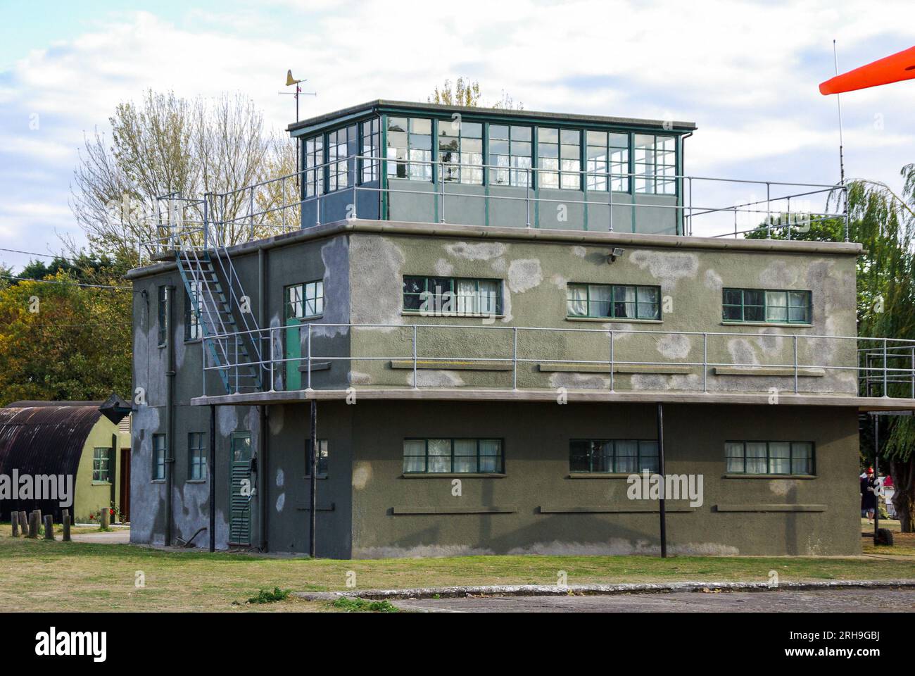 Rougham Control Tower with Aviation Museum, dedicated to the American ...