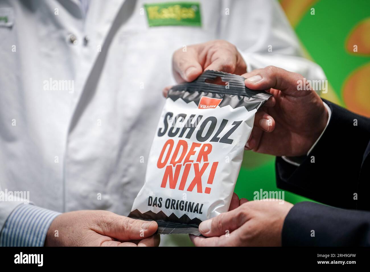 Potsdam, Germany. 15th Aug, 2023. German Chancellor Olaf Scholz (SPD ...